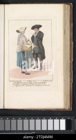 Man and wife Van Walcheren, Ludwig Gottlieb Portman, After Daniël de ...