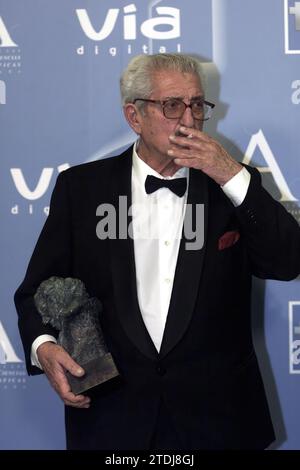 02/02/2002. Madrid 3-2-02.-Goya Awards gala, Pilar Barden and Juan ...