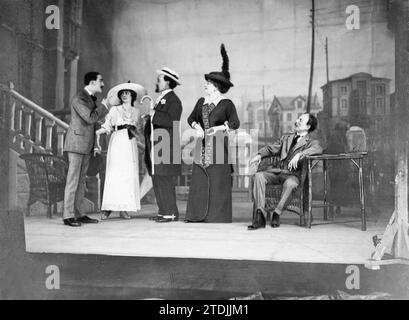 04/30/1913. In Comedy. A scene from "the Human Beast", original by ...