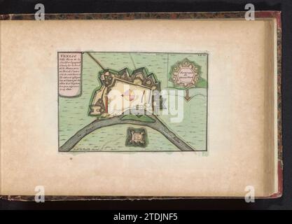 Map of the city of Venlo and the Fort Sint -Michiel, Daniël Marot (I ...
