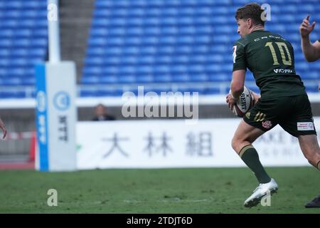 Toyota Verblitz's Beauden Barrett during the Japan Rugby League One ...