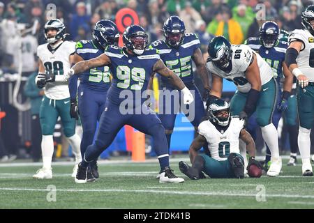 Seattle Seahawks defensive end Leonard Williams (99) during an NFL ...