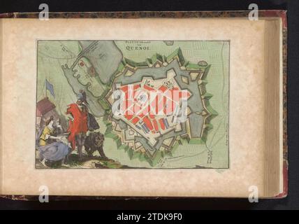 Map of Le Quesnoy, 1712, Anonymous, 1712 - 1717 print Map of the ...