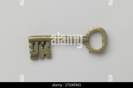 Key, c. 1400 - c. 1950 Key whose oval eye is tilted at the bottom. The ...