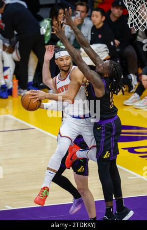 New York Knicks' Josh Hart (3) during the first half of an NBA ...