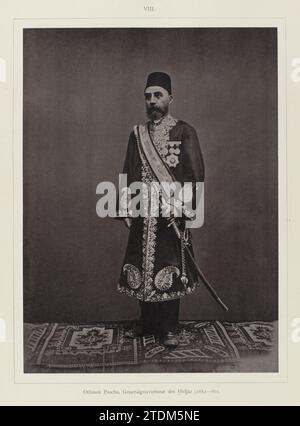 Portrait of the Turkish Governor of the Hidjaz, Othman Nuri Pasha, in ...