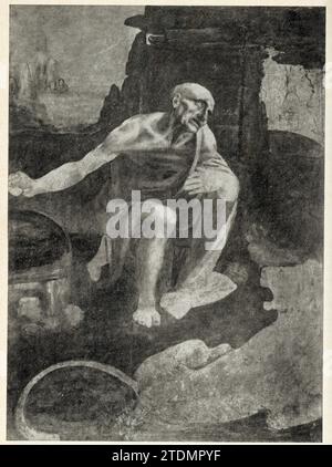 LEONARDO DA VINCI. DER HEILIGE HIERONYMUS Stock Photo - Alamy