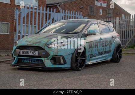 Mk3 Ford Focus RS performance car, modified and wrapped by Airtek Stock ...