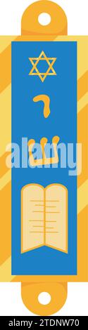 jewish mezuzah blue Stock Vector Image & Art - Alamy