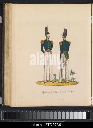 Uniform of the officers of the hunters, 1845, 1845 Uniform of the ...