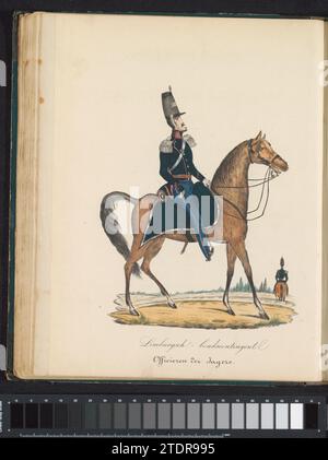 Uniform of the officers of the hunters, 1845, 1845 Uniform of the ...