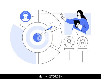 Content recommendations isolated cartoon vector illustrations Stock ...