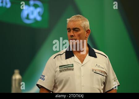 Wessel Nijman during his match against Joe Cullen on day eight of the ...