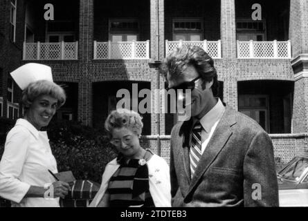 CLINT EASTWOOD on set location candid photo in San Francisco taken by ...