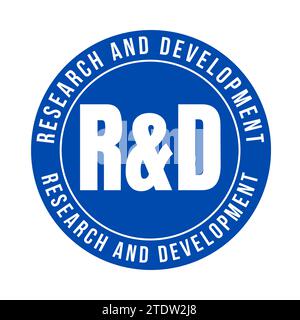 R&D - Research and Development. Business acronym on note pad Stock ...