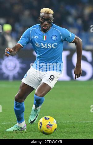 Victor Osimen of SSC Napoli in action during Serie A between SSC Napoli ...