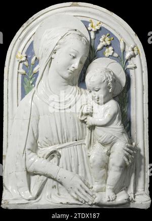 Maria with child, knee piece, c. 1500 Maria with child, in relief, from ...