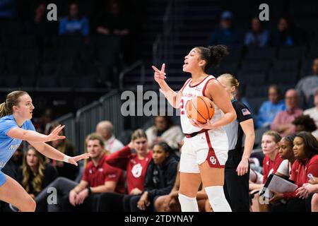 Oklahoma forward Skylar Vann (24) during an NCAA basketball game on ...