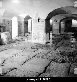 Lithostrotos cellar containing the original pave which would have ...