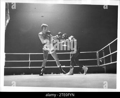05/21/1970. Boxing evening at the Sports Palace in Madrid. Carasco ...