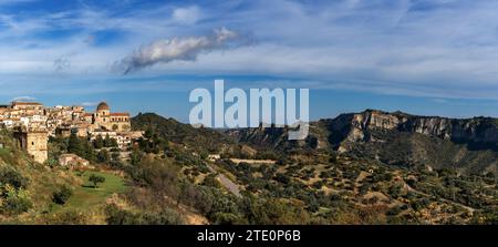 Stilo, Italy - 12 December, 2023: panorama view of the picturesque ...
