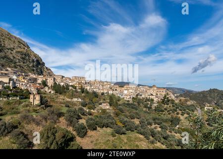 Stilo, Italy - 12 December, 2023: panorama view of the picturesque ...