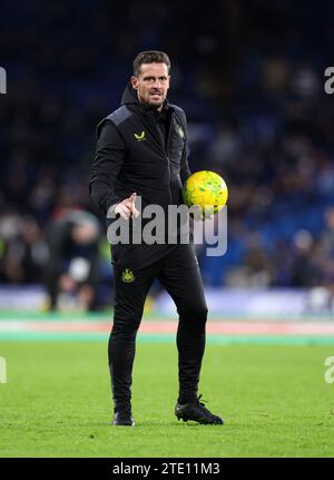 Newcastle assistant manager Jason Tindall celebrates after winning the ...