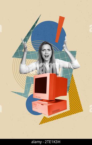 Photo artwork minimal picture of angry small kid making read many ...