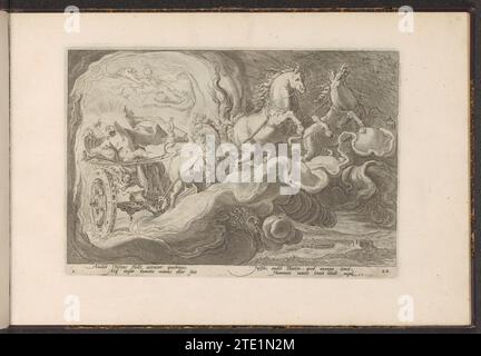 Phaëthon rides in the chariot of the sun, Landscapes with mythological ...