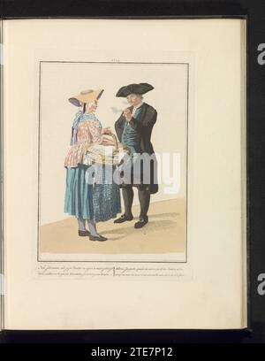 Man and wife Van Walcheren, Ludwig Gottlieb Portman, After Daniël de ...