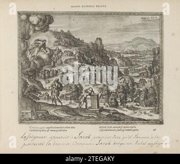 God blessing Jakob and calls him Israel, 1653 - 1654 print Hilly ...