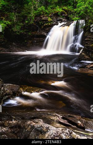 Falls of Falloch, Glen Falloch, Loch Lomond; Stirling, Scotland Stock ...