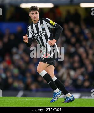 Lewis Miley Of Newcastle United in action during the Newcastle United v ...