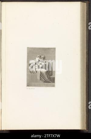 Sitting woman with three children, Adamo Scultori, After Michelangelo ...
