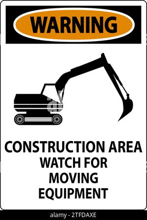 Warning Lift Hazard Use Mechanical Lift Symbol Sign On White Background ...