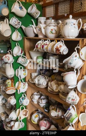 England, East Sussex, Lewes, Antique Shop Display Stock Photo - Alamy