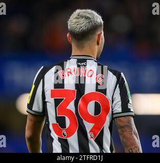 Bruno Guimarães Of Newcastle United in action during the Burnley v ...