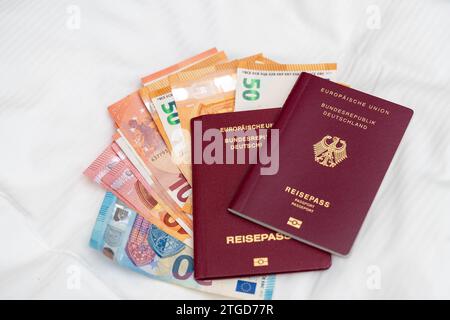 Hamburg, Germany - December 2, 2023: Passport of the Federal Republic ...