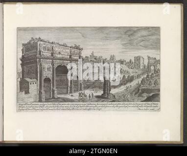 Constantine's bow with the remains of the Meta Sdans, 1680 View of the ...