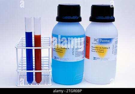 Fehling's solution is a reagent used to recognized reducing sugars. At ...