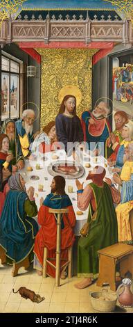 The last supper from a medieval altar in Barcelona. From National ...
