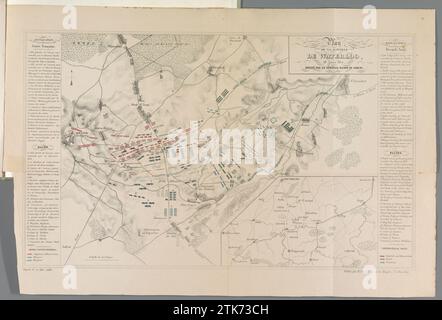 Plan of the Battle of Waterloo, June 18, 1815 Stock Photo - Alamy