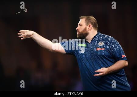 Ryan Joyce in action against Alex Spellman (not pictured) on day six of ...