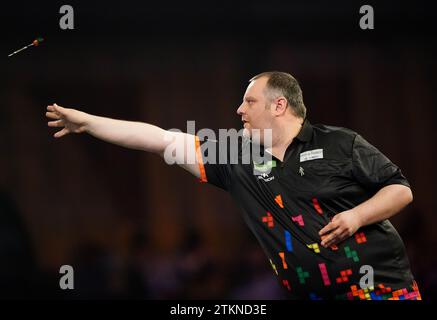 Alex Spellman in action against Ryan Joyce (not pictured) on day six of ...