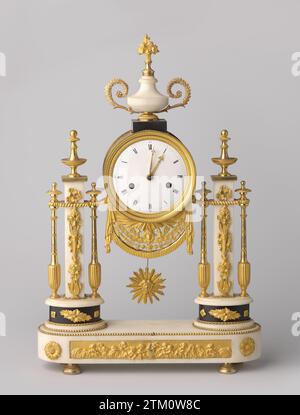 Anonymous. Pendulum. Marble, gilded bronze, 1770-1780. Paris, Cognacq ...