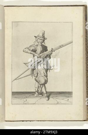 Soldier who closes the pan of his musket (no. 18), ca. 1600, 1597 ...