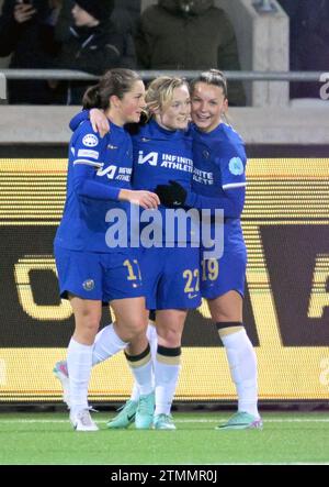Chelsea's Johanna Rytting Kaneryd (left) and Durham's Kaila Novak in ...