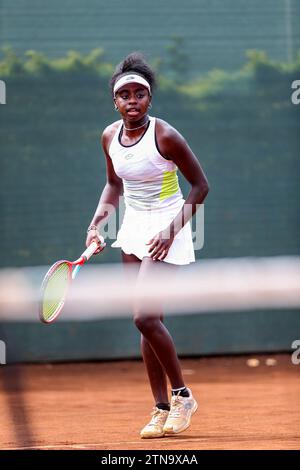 NAIROBI, KENYA - 19; Angella Okutoyi of Kenya during ITF Women (W25 ...