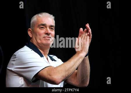 Dartspieler Steve Beaton / Bronzed Adonis bei der World Darts Gala 2023 ...