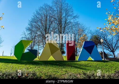 Gaia poster and lettering from the city of Porto Stock Photo - Alamy